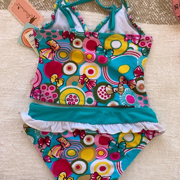Floatimini | Swim | Floatimini Tankini Two Piece Bikini Candy Ruffle ...